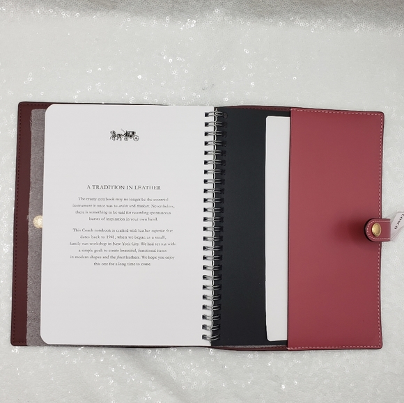 Coach | Office | Coach Monogram Print Notebook Refillable | Poshmark